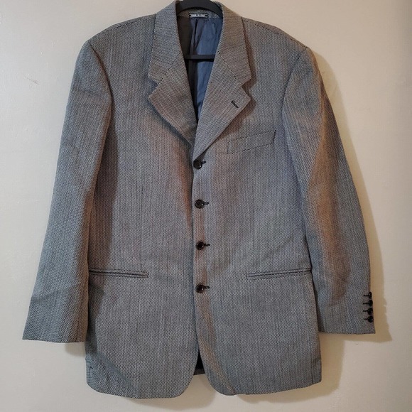 Zanetti | Suits & Blazers | Zanetti Mens Wool Blazer Suit Jacket Size ...